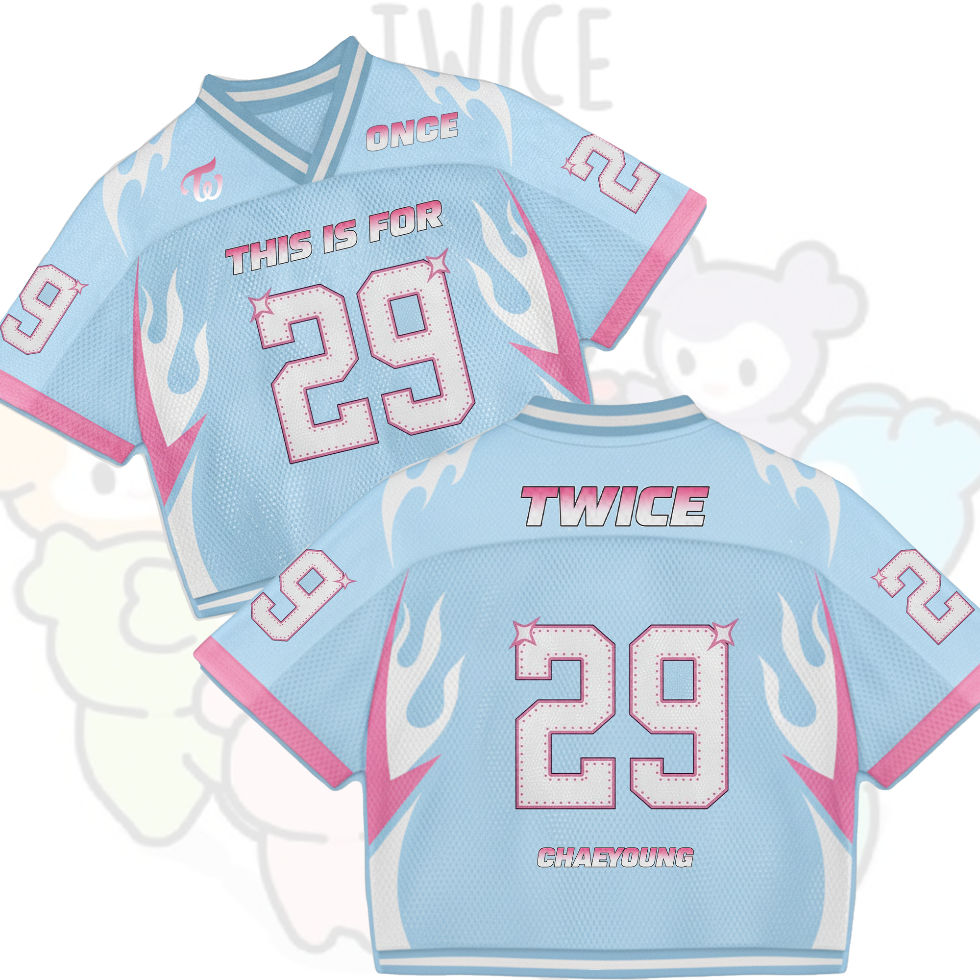 WAVESTEEᵀᴹ Twice Uniform This Is For Tour 2 Mixed Mesh Jersey – Wavestee